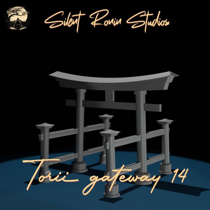3D Printable Feudal Japan Torii Gateways Pack #4 by Silent Ronin Studios